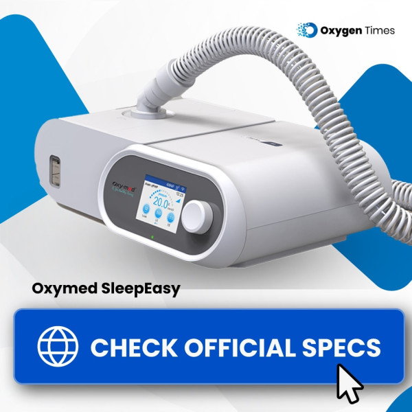 Oxymed SleepEasy Auto CPAP Machine (2024) with German Turbine - Oxygen ...