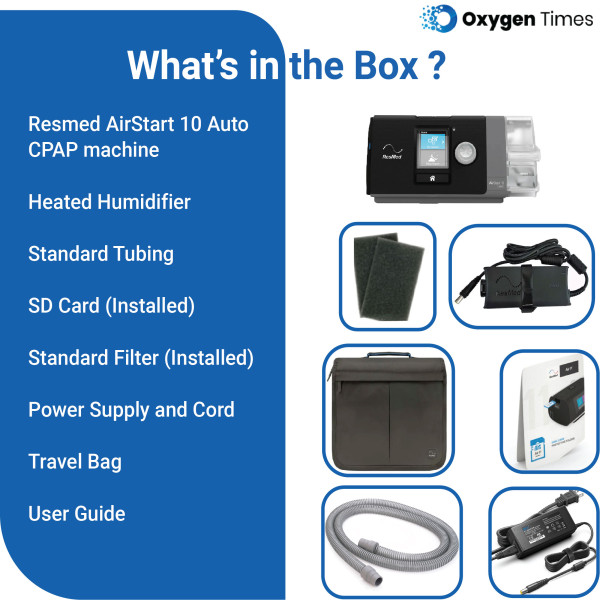 Resmed AirStart 10 Auto CPAP Machine (2024) - Oxygen Times